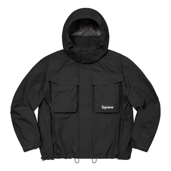 Supreme Gore-tex Paclite Lightweight Shell Jacket - Black