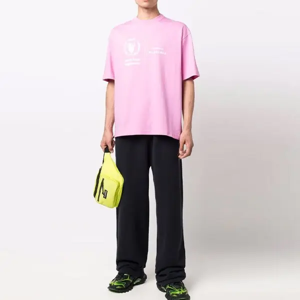 Balenciaga X Wfp T-shirt Medium Fit - Pink