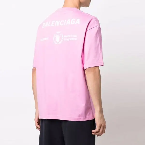 Balenciaga X Wfp T-shirt Medium Fit - Pink