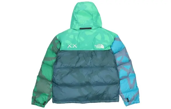 The North Face X Kaws 1996 Nuptse 700 Puffer Jacket - Green