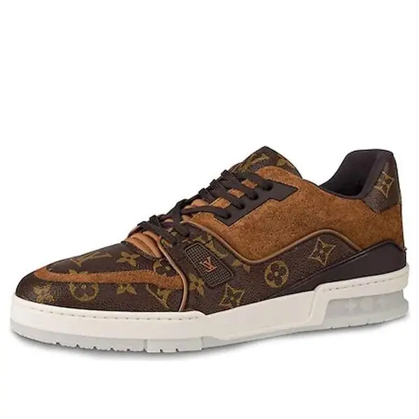 LOUIS VUITTON Trainer Sneakers - Brown/white/black