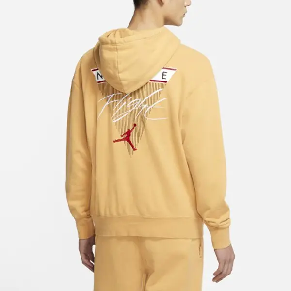 JORDAN Air Logo Print Long Sleeve Hoodie