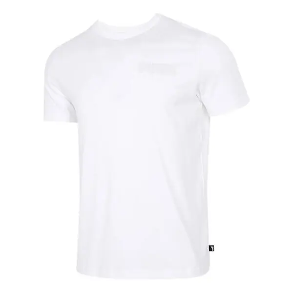 PUMA Printed Round Neck T-shirt - White