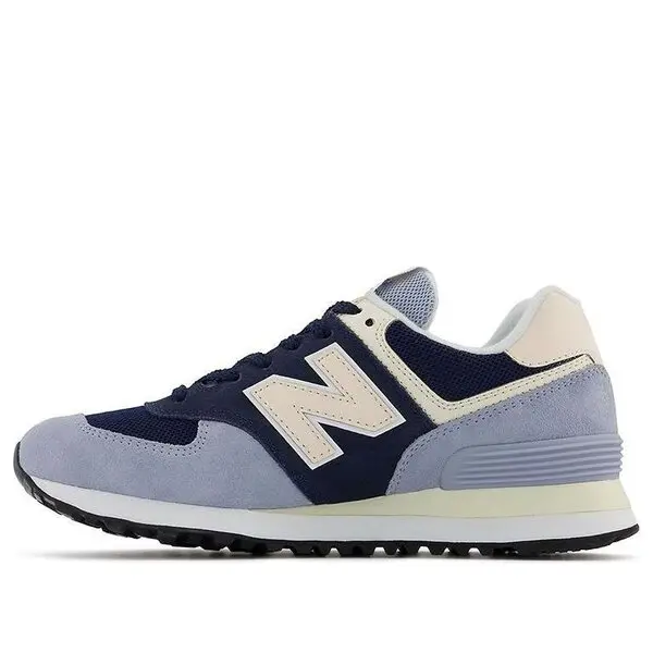 NEW BALANCE 574 Premium Low-top Sneakers - Blue/gray/cream