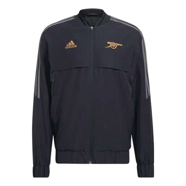 Adidas Embroidered Logo Zipper Sports Jacket - Default Colorway