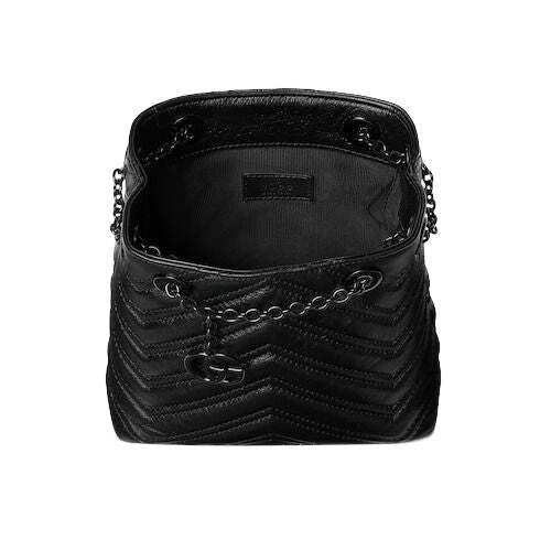 Gucci Gg Marmont Nano Bucket Bag - Black