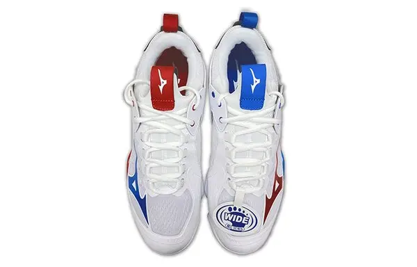 Mizuno Wave Claw Neo Athletic Sneakers - White/blue/red