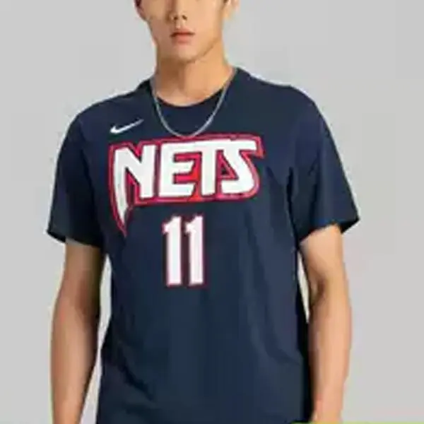 Nike Nba Brooklyn Nets Durant No. 7 T-shirt 'navy White Red