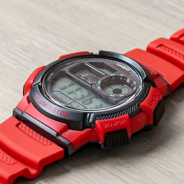 Casio Sports Digital Watch - Red