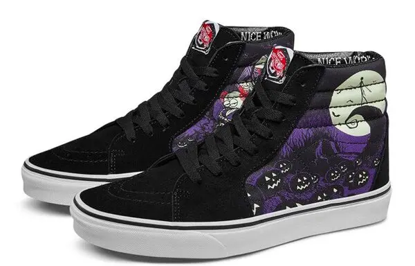 VANS The Nightmare Before Christmas X Sk8-hi "jack's Lament" Sneakers - Black