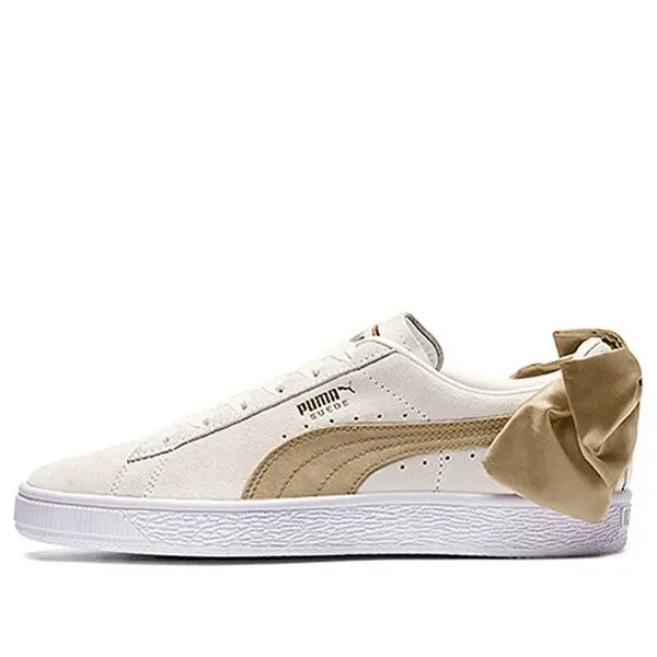 PUMA Suede Bow Varsity Sneakers - Pink/gold