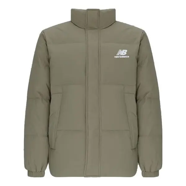 NEW BALANCE Logo Down Jacket - Green
