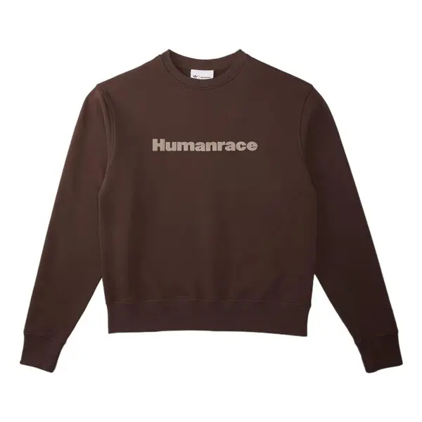 Adidas X Pharrell Humanrace Logo Sweatshirt 'brown