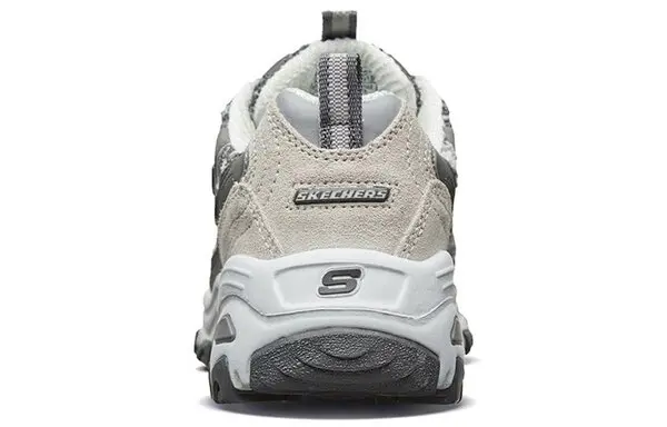 Sketchers D'lites Low Top Sneakers - Grey/beige