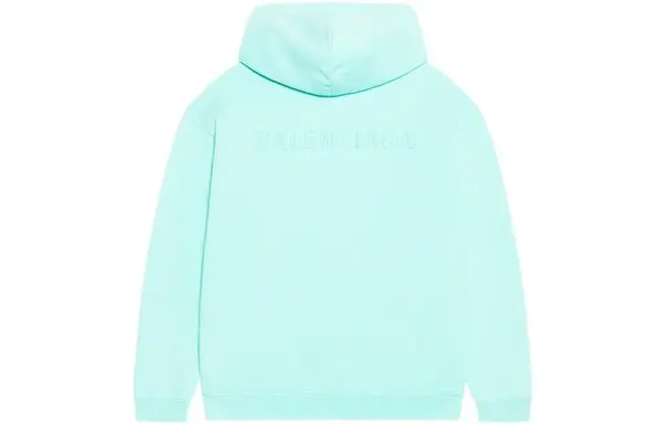 Balenciaga Logo Hoodie - Terquesa
