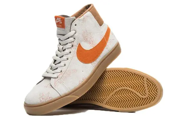 Nike Zoom Blazer Canvas High Top Sneakers - Light/light Brown