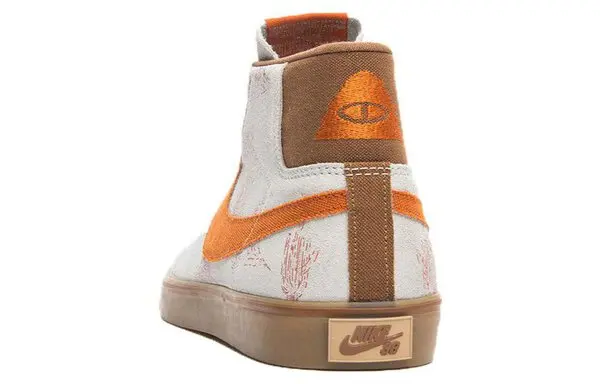 Nike Zoom Blazer Canvas High Top Sneakers - Light/light Brown