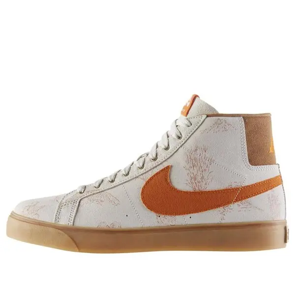 Nike Zoom Blazer Canvas High Top Sneakers - Light/light Brown