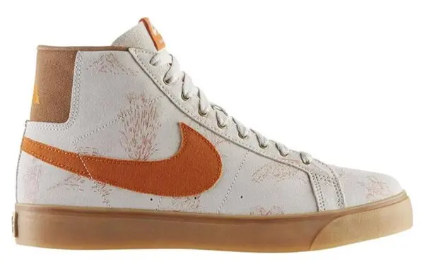 Nike Zoom Blazer Canvas High Top Sneakers - Light/light Brown