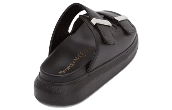 Alexander McQueen Hybrid Slide - Black/silver