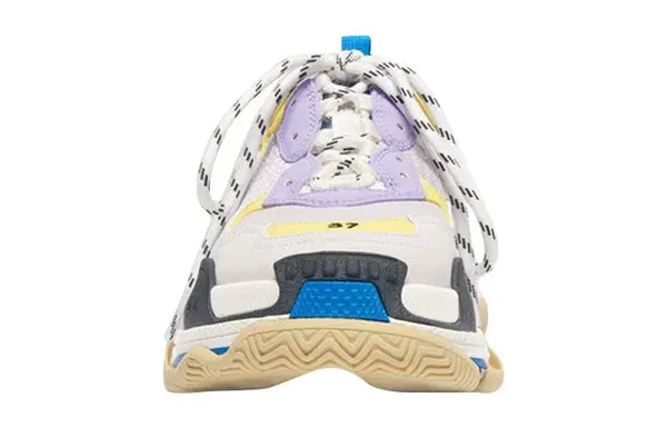 Balenciaga Triple S Sneakers - White/blue/yellow