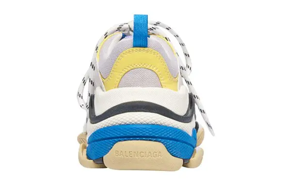 Balenciaga Triple S Sneakers - White/blue/yellow