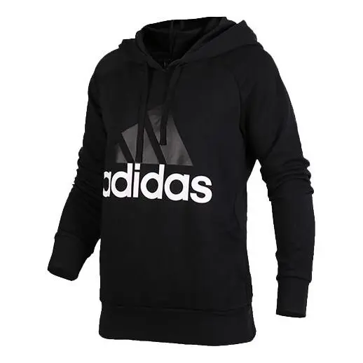 Adidas Training Casual Long Sleeve Hoodie - Black