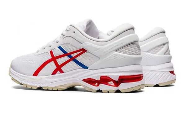 Asics Gel-kayano 26 "retro Tokyo" Athletic Shoes - White/blue/red