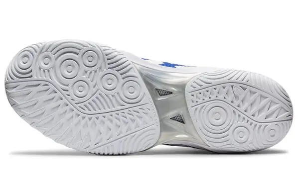 Asics Mid Top Basketball Sneakers - White/blue