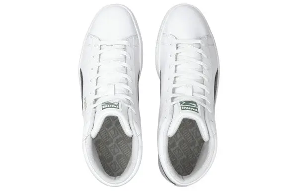 PUMA Basket Mid Xxi Lace-up Sneakers - White/black