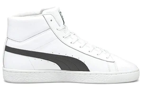 PUMA Basket Mid Xxi Lace-up Sneakers - White/black