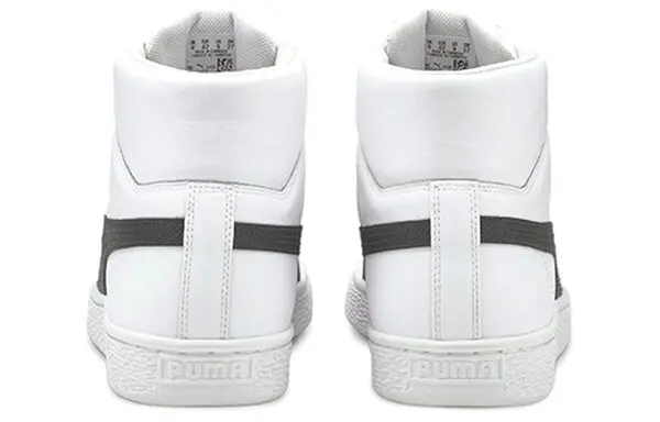 PUMA Basket Mid Xxi Lace-up Sneakers - White/black
