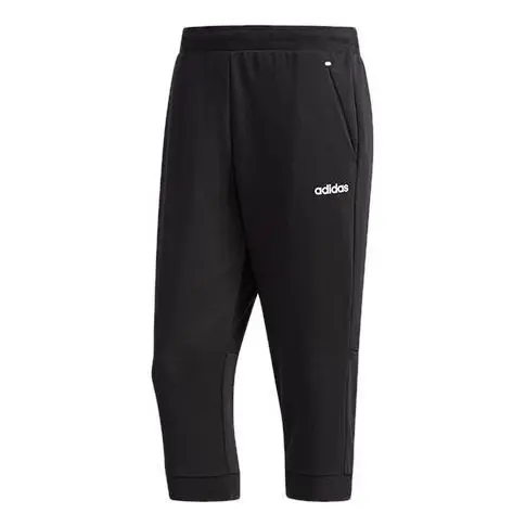 Adidas Neo C+ 3/4 Tp Slim Fit Sports Cropped Pants/trousers - Black