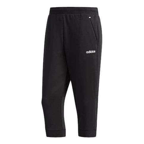 Adidas Neo C+ 3/4 Tp Slim Fit Sports Cropped Pants/trousers - Black