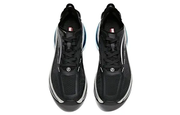 ANTA Bubble Sneakers - Black/silver/blue