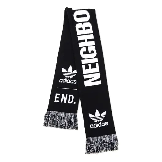 Adidas Originals X End. X Neighborhood Logo Scarf - Black