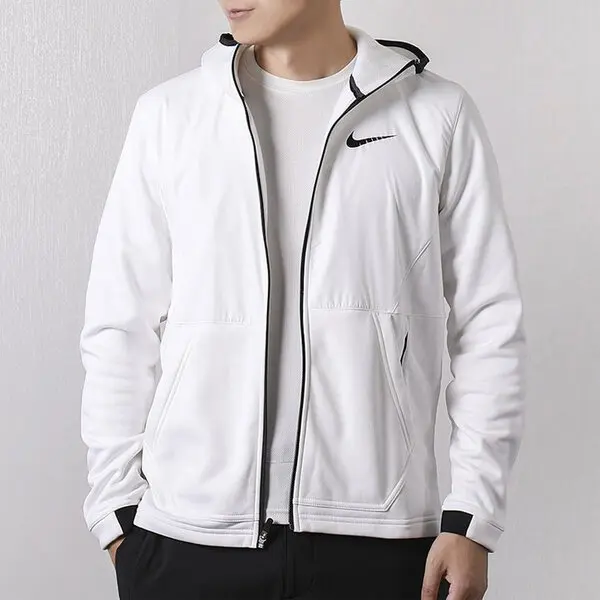 Nike Therma Full-zip Hooded Jacket - White