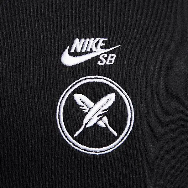 Nike X Yuto Graphic Fleece Pullover Hoodie - Black/white