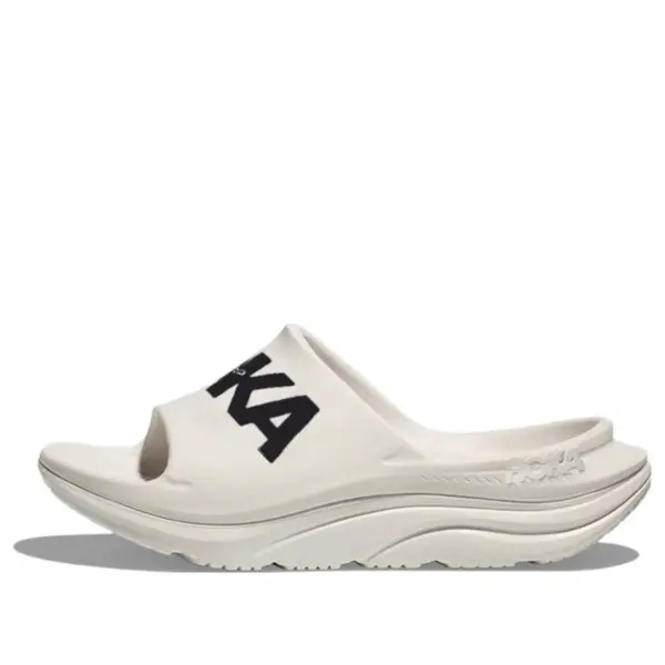 Hoka One One Ora Athletic Slides - White/black