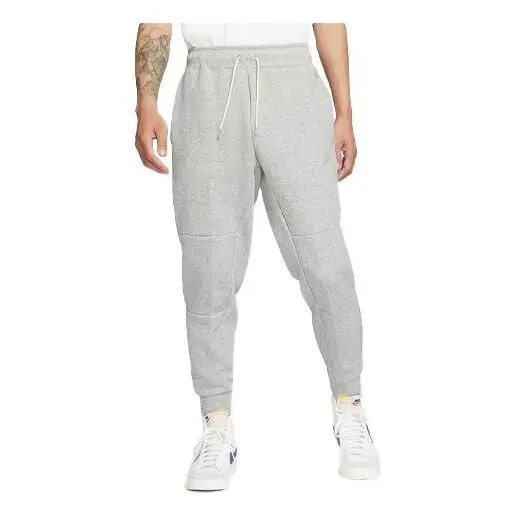 Nike Tech Fleece Casual Sports Bundle Feet Long Pants Gray - Grey