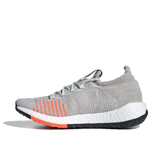 Adidas Pulseboost Hd "grey Coral" Sneakers - Light Gray/orange