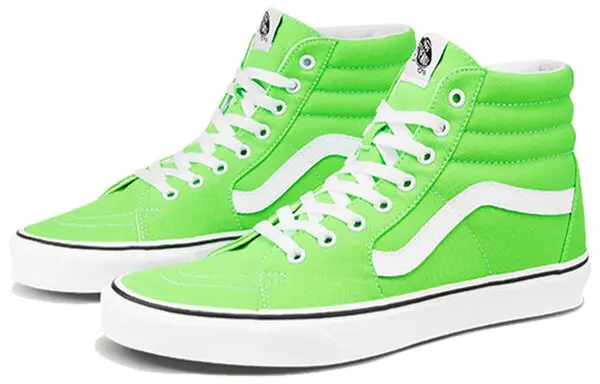 VANS Sk8-hi High Top Lace-up Sneakers - Green