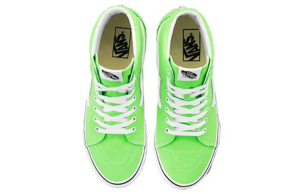 VANS Sk8-hi High Top Lace-up Sneakers - Green