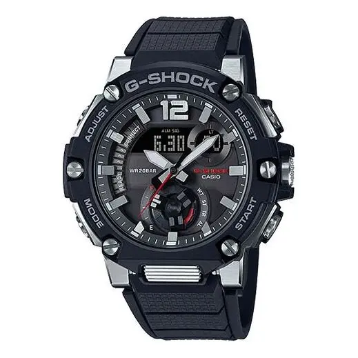 Casio G-shock G-steel Wr200bar Stainless Steel And Resin Watch - Black