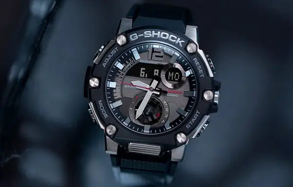 Casio G-shock G-steel Wr200bar Stainless Steel And Resin Watch