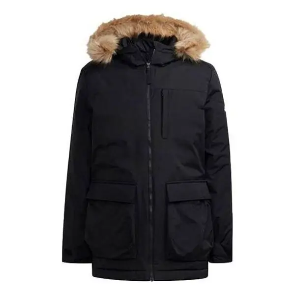 Adidas Utilitas Hooded Parka Jacket - Black