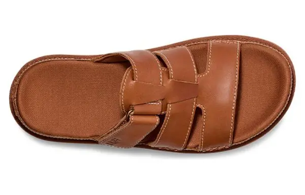 UGG Goldenstar Platform Slide Sandals - Tan