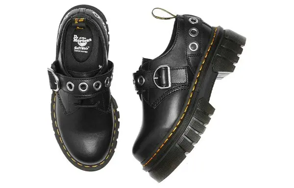 Dr. Martens Audrick Hardware Leather Platform Shoes