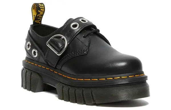 Dr. Martens Audrick Hardware Leather Platform Shoes
