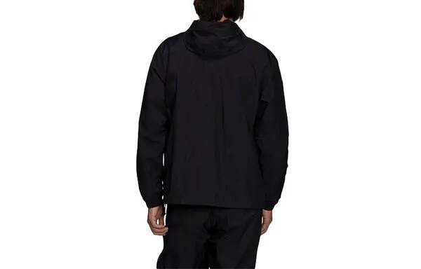 Adidas Originals Logo Pattern Hooded Jacket